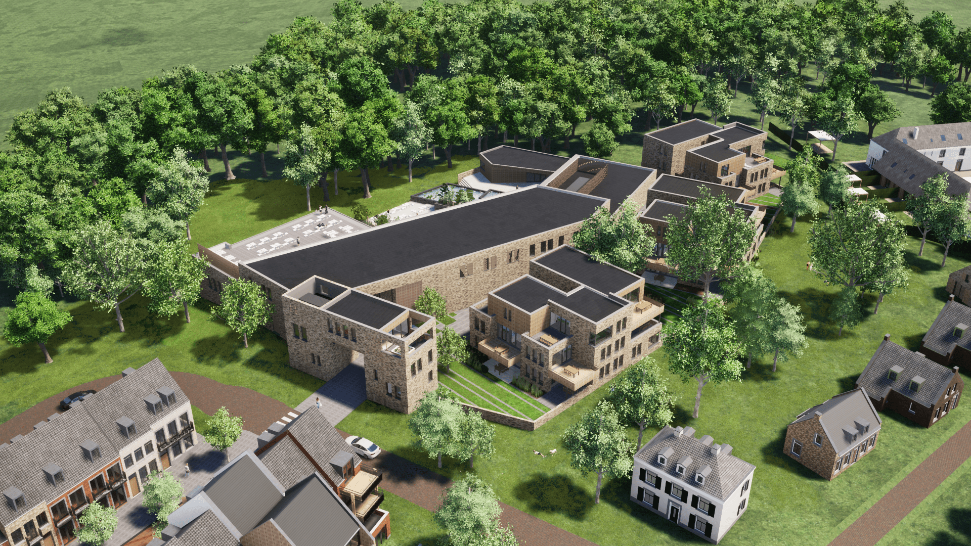 Laatste fase resort Dousberg - Recreatie Architectuur